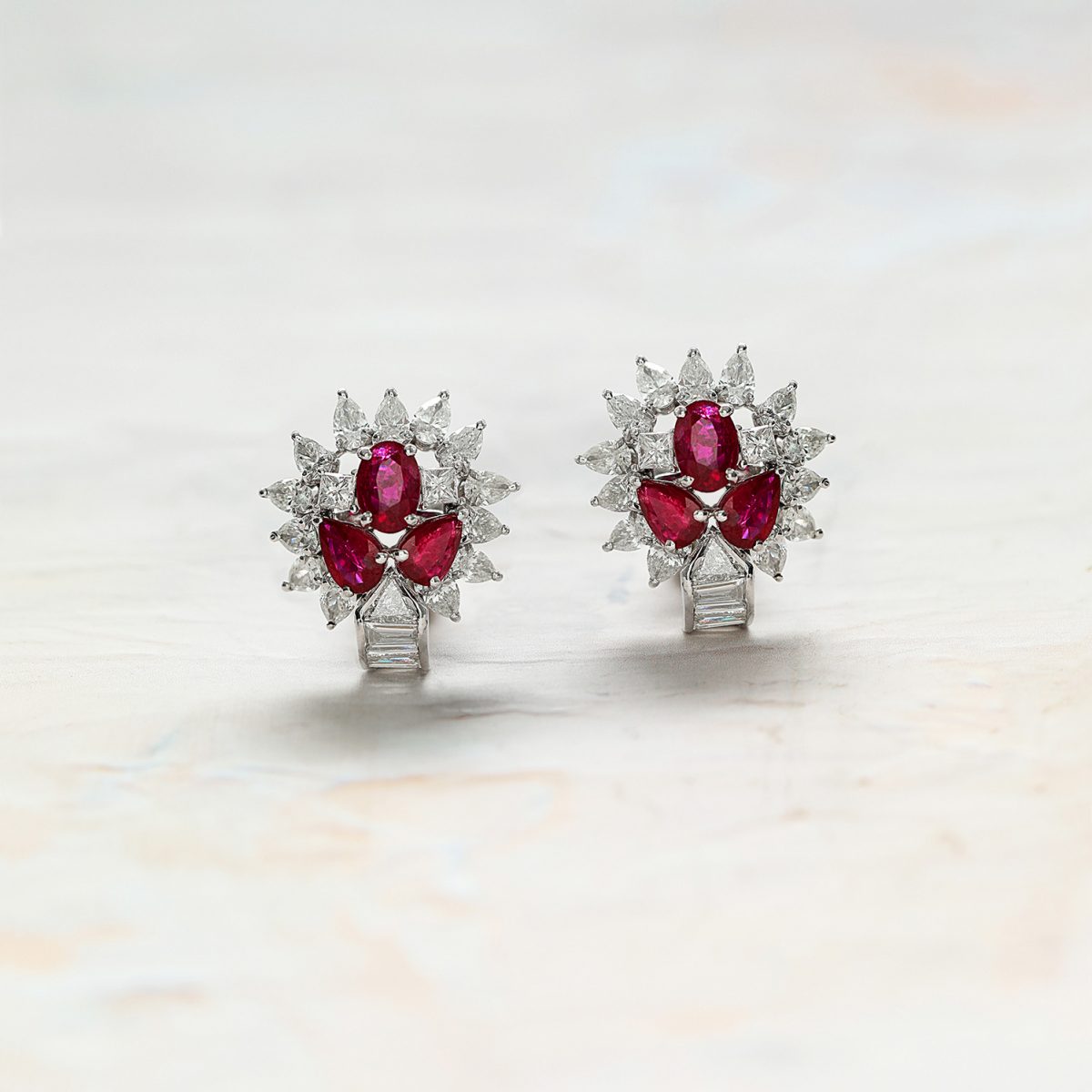 Ruby Diamond Half Bali Tops - Jaipur Jewels
