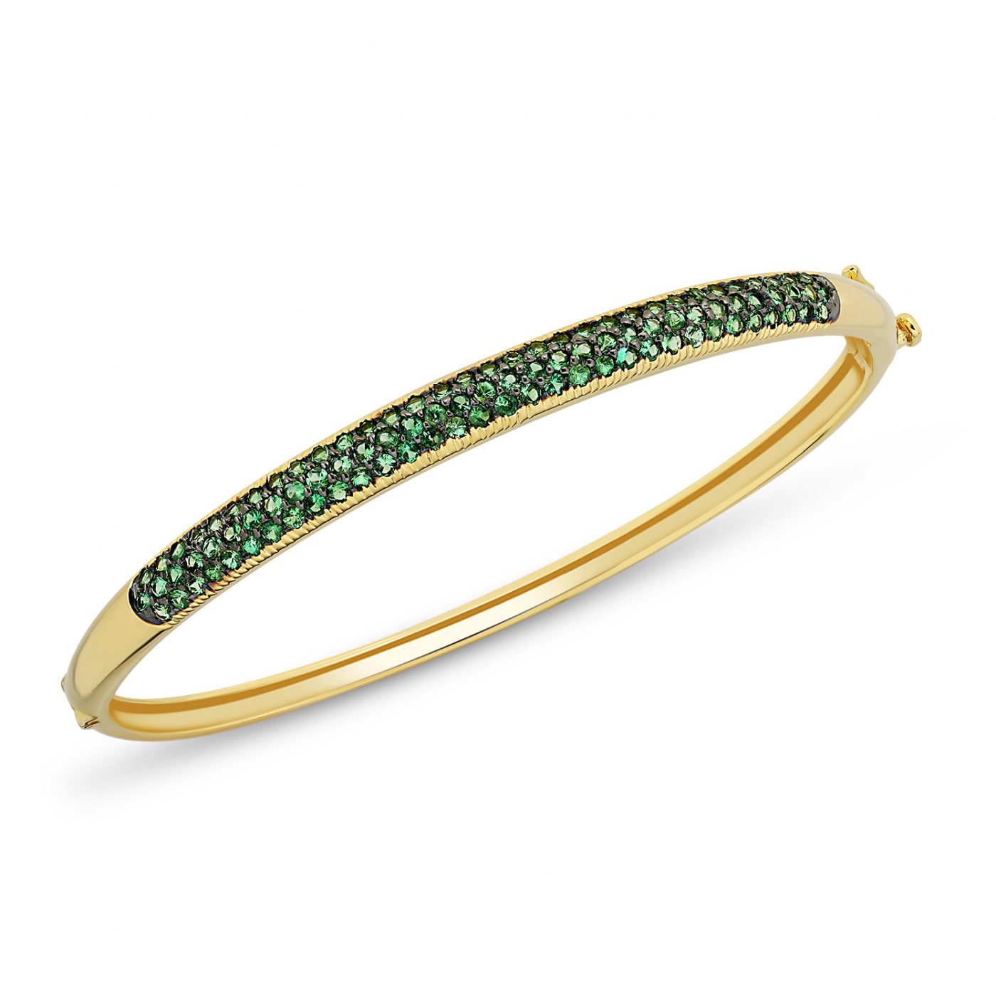 Signature Polki Jadau Sankhla Bangle - Jaipur Jewels
